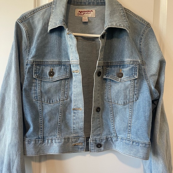 Arizona Jean Company | Jackets & Coats | Arizona Cropped Denim Jacket ...